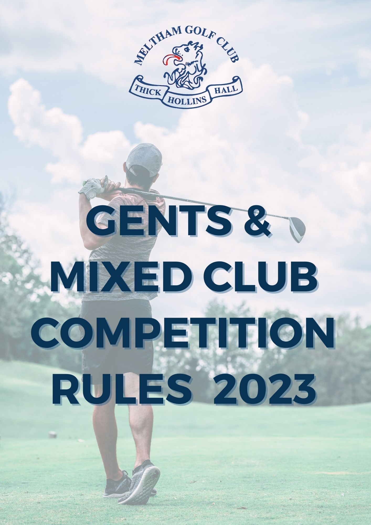 Club Competition Rules 2023 | Meltham Golf Club
